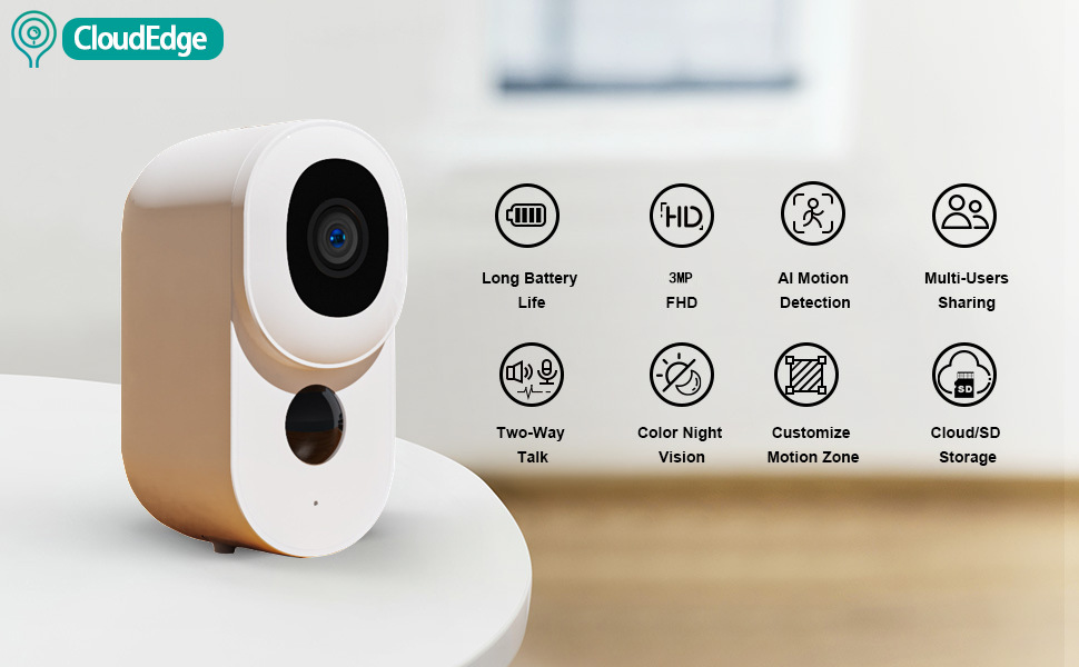 太阳能觅睿cloudedge监控3MP人车物识别无线电池低功耗摄像头-阿里巴巴