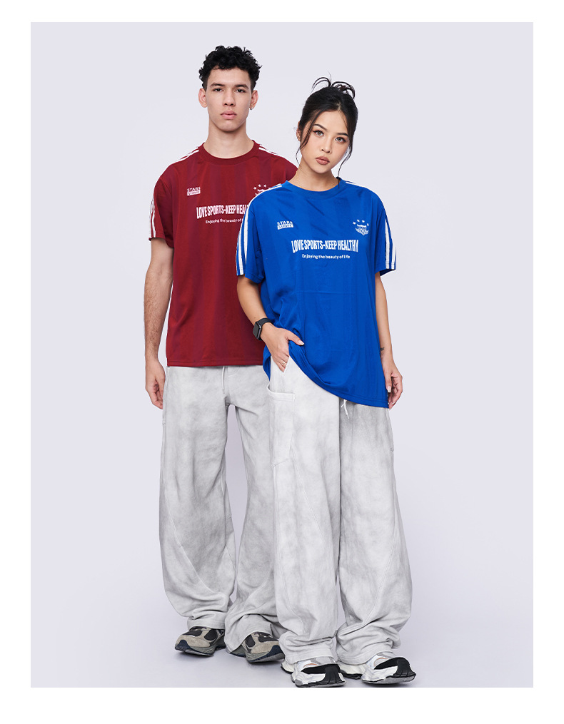 RFSD男装|美式情侣短袖t恤潮牌ins夏季球衣宽松潮牌半袖体恤男-阿里巴巴