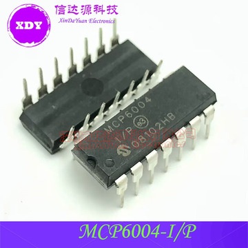 MCP6004-I/P MCP6004 PDIP14 运算放大器 全新原装-阿里巴巴
