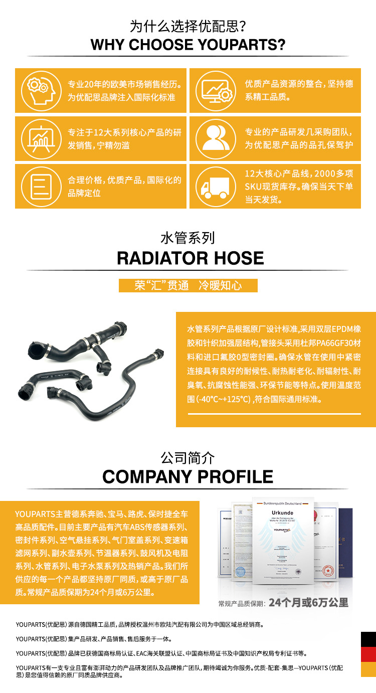 副水壶回水管 适用于宝马F35/F20/B48 17128740118-阿里巴巴