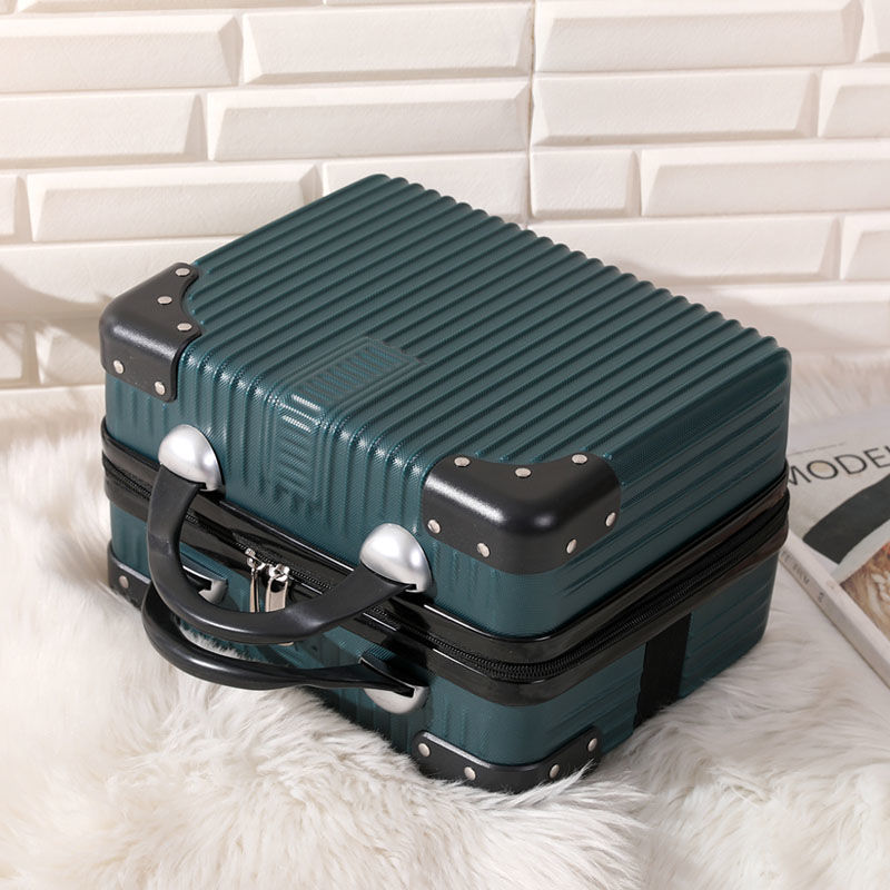 High Appearance Level 14 Inch Small Hand Luggage Case Makeup Bag Women ...