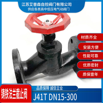 J41T-16 J41T-25铸铁法兰截止阀 DN50 65 80 100截止阀艾普森-阿里巴巴