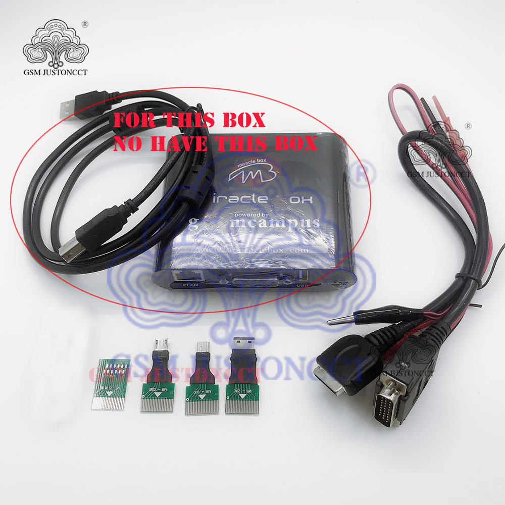 Miracle 1 Cable And 4 Adapter for Miracle Box or key-阿里巴巴