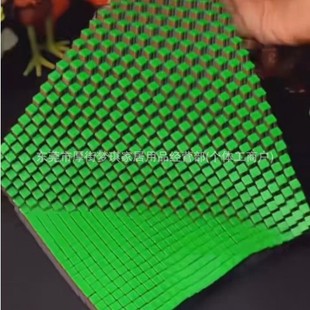 跨境新品,3D-Printed Minecraft Flexigrid Fidget Toy草方块烦躁-阿里巴巴