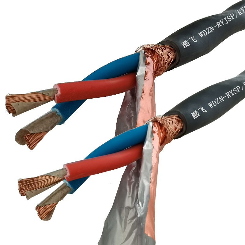WDZN-RYJSP低烟无卤阻燃耐火双绞屏蔽线RS485通讯线RYSP1对2芯1-阿里巴巴