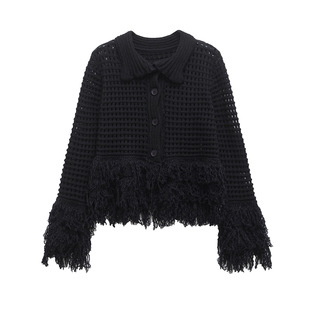 TAOP&ZA女装2025新款欧美流苏饰针织外套 4331004 A字裙4331005-阿里巴巴