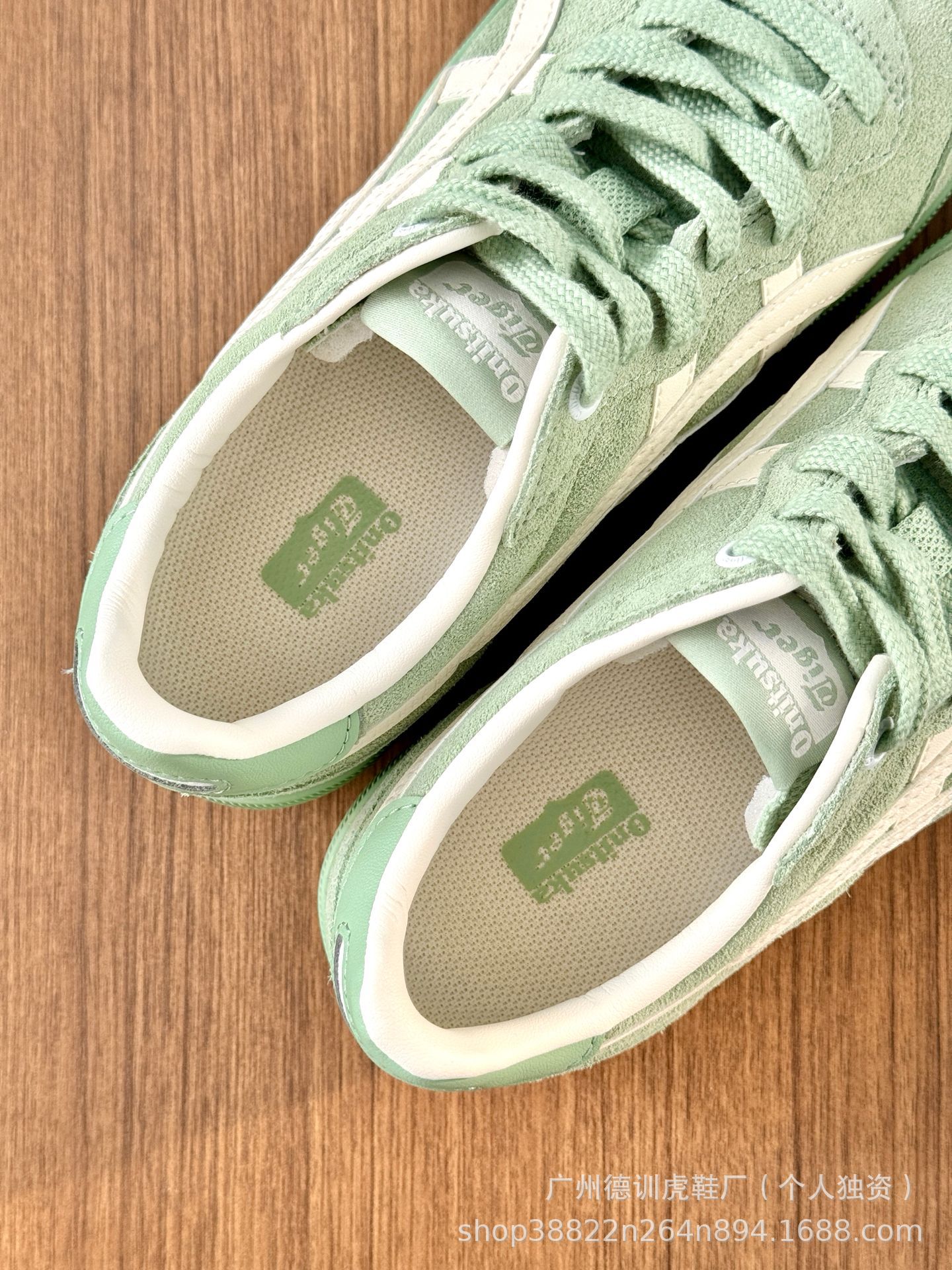 [新]纯原鬼塚虎TOKUTEN CHUNK女鞋厚底板鞋tiger德训鞋增高小白鞋-阿里巴巴