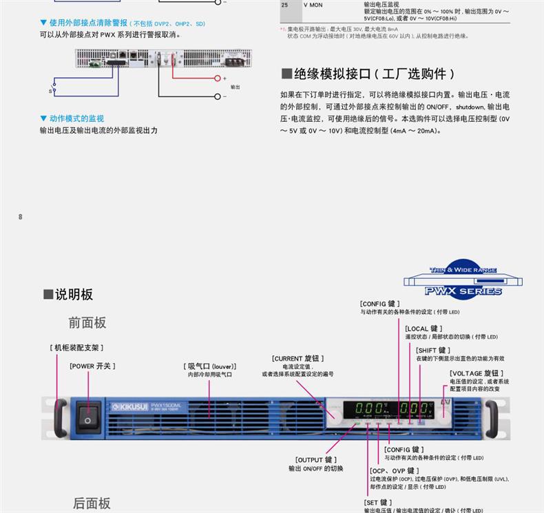 KIKUSUI日本菊水PWX750LF /750ML /750MLF /750MHF/750HF直流电源-阿里巴巴