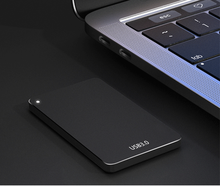 黑色500G移动硬盘USB3.0真实足容量一体成形科技感精品美高速稳定-阿里巴巴