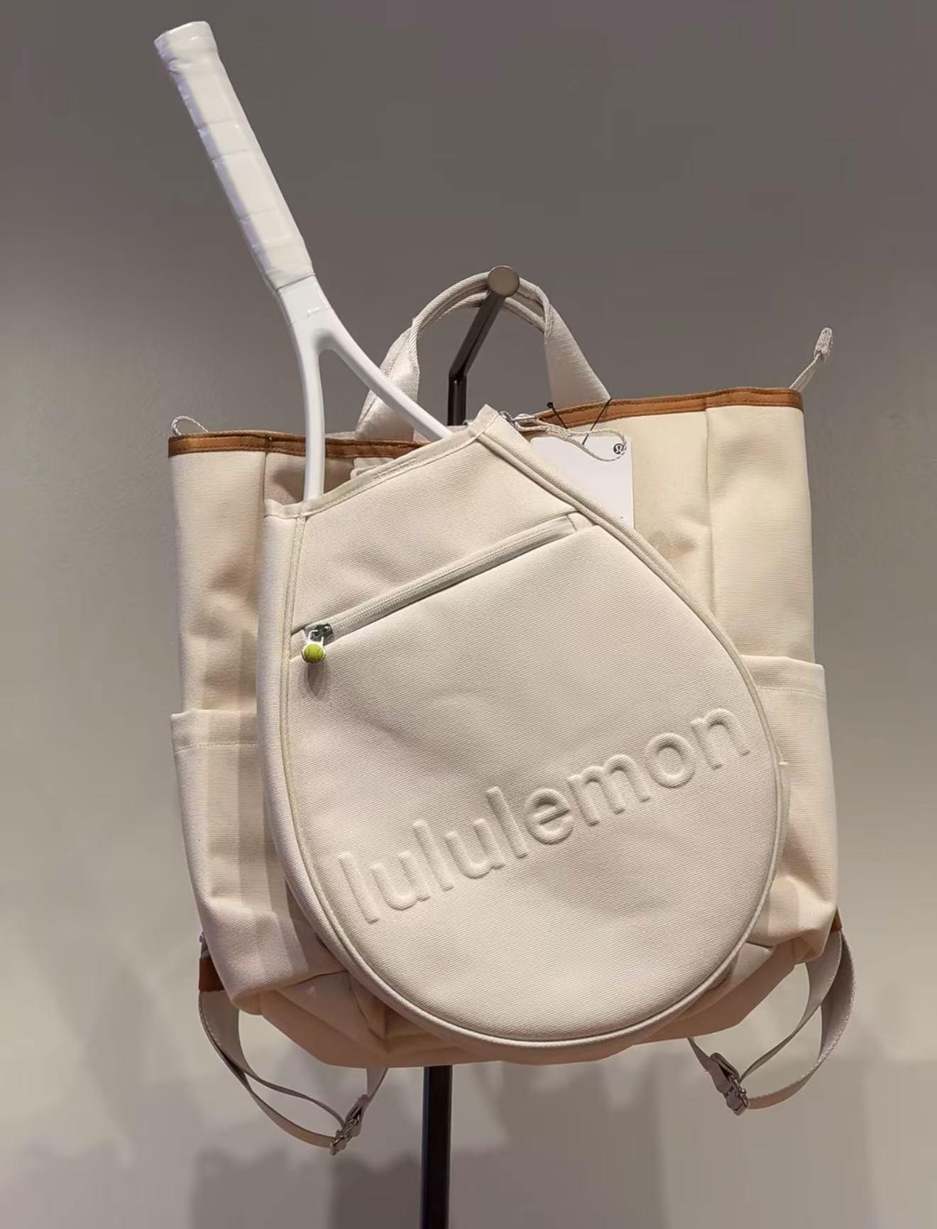 2025新款跨境棒球双肩包RacketBag19L帆布运动手提双肩包网球男女-阿里巴巴