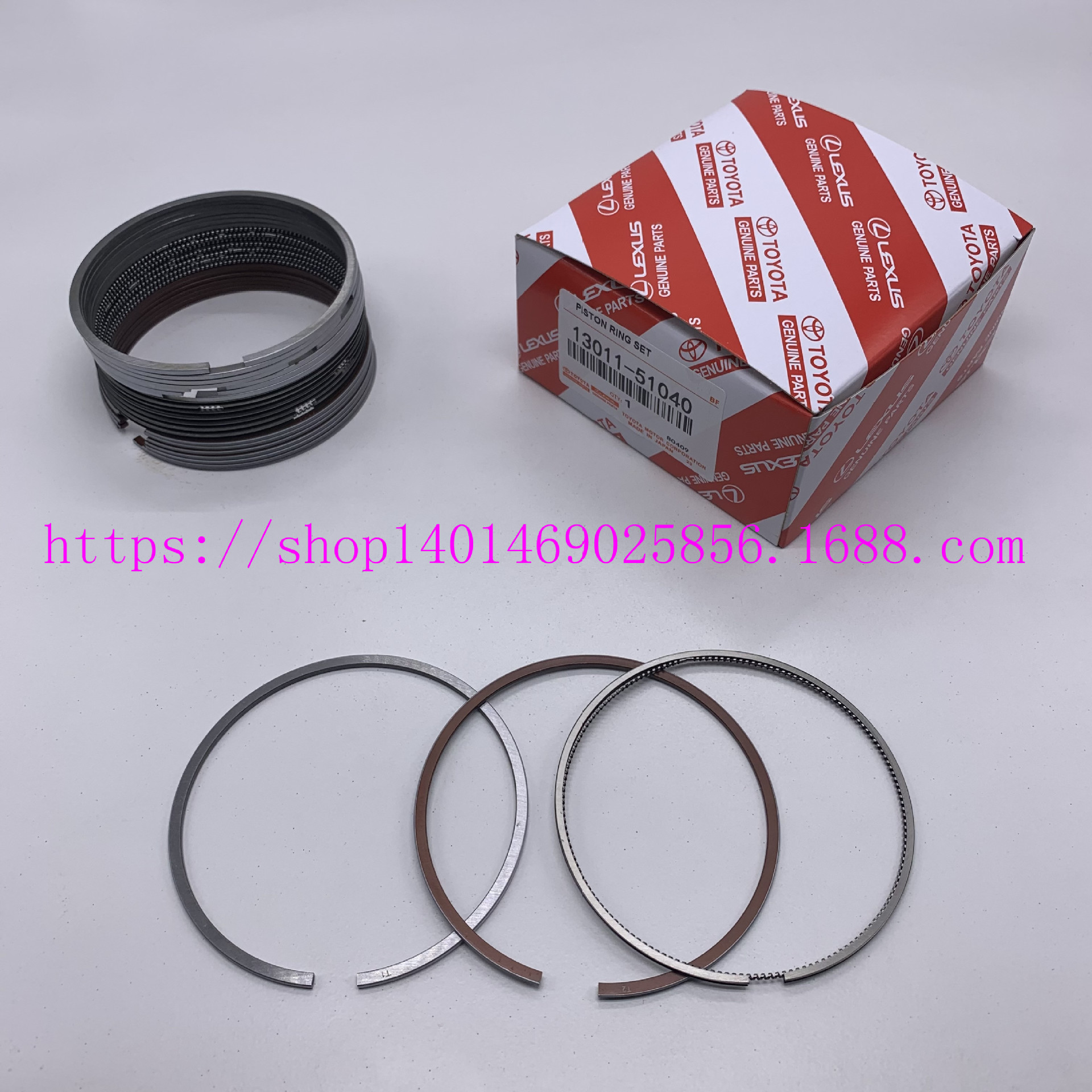 适用于丰田 TOYOTA 1VD-FTV活塞环 13011-51040 PISTON RING-阿里巴巴