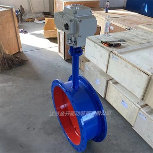 智能调节电动烟道蝶阀DN400 精小型电动通风蝶阀D941W-0.6C-阿里巴巴