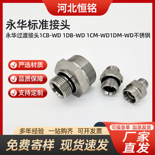 伊顿永华接头卡套式直通液压标准24度锥1CB-WD 1DB-WD卡套接头-阿里巴巴