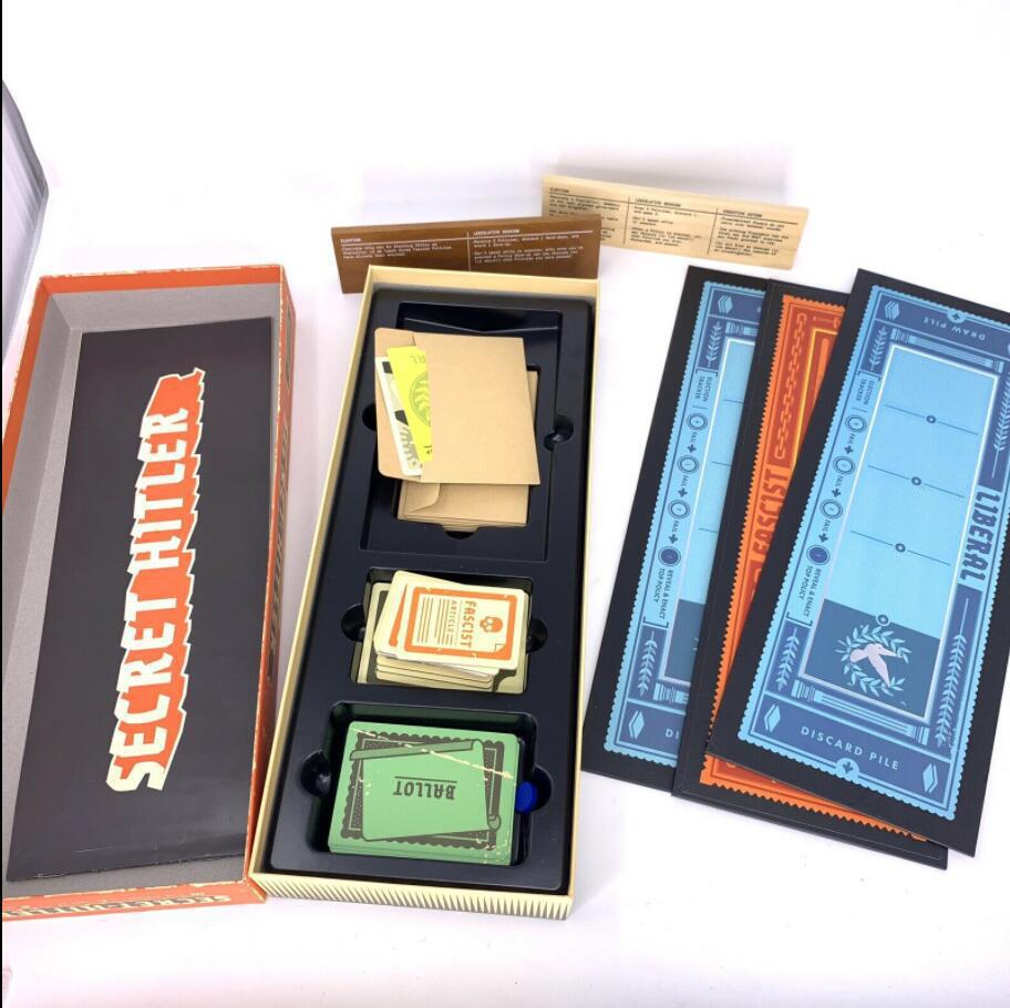 亚马逊 SECRET HITLER 揭秘希特勒 英文版 益智游戏卡-阿里巴巴