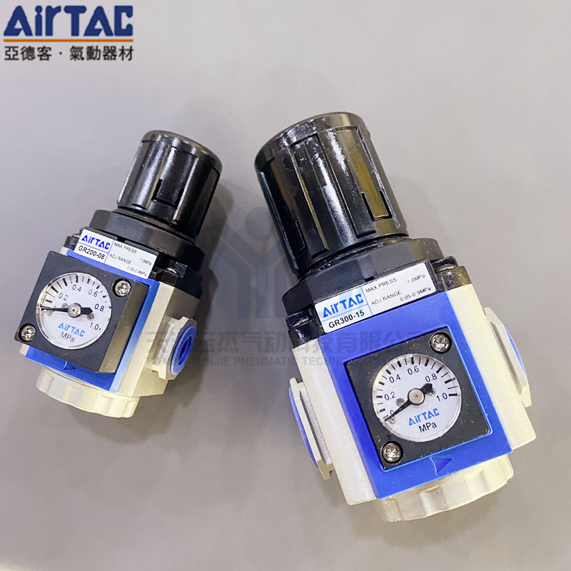 AIRTAC亚德客 G系列调压阀GR200/300/400/600-08/10/15/20/25F1-阿里巴巴