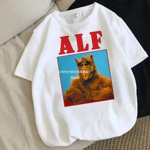 alf clothes summer top male japanese vintage harajuku kawaii-阿里巴巴