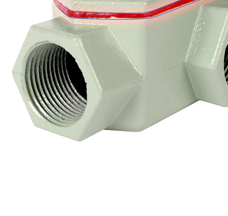 防爆穿线盒BHC三通四通直通弯头弯通铝合金加厚DN20防爆过线盒1寸-阿里巴巴