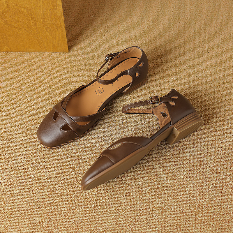 CHIKO Kylee Square Toe Block Heels Pumps Shoes