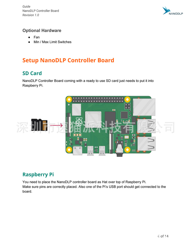 LCD/DLP光固化UV光敏树脂3d打印机主板NANODLP官方控制板-阿里巴巴