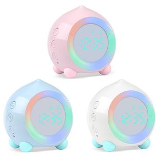 Children Digital Alarm Clock Sunrise Simulator with LED Nigh-阿里巴巴