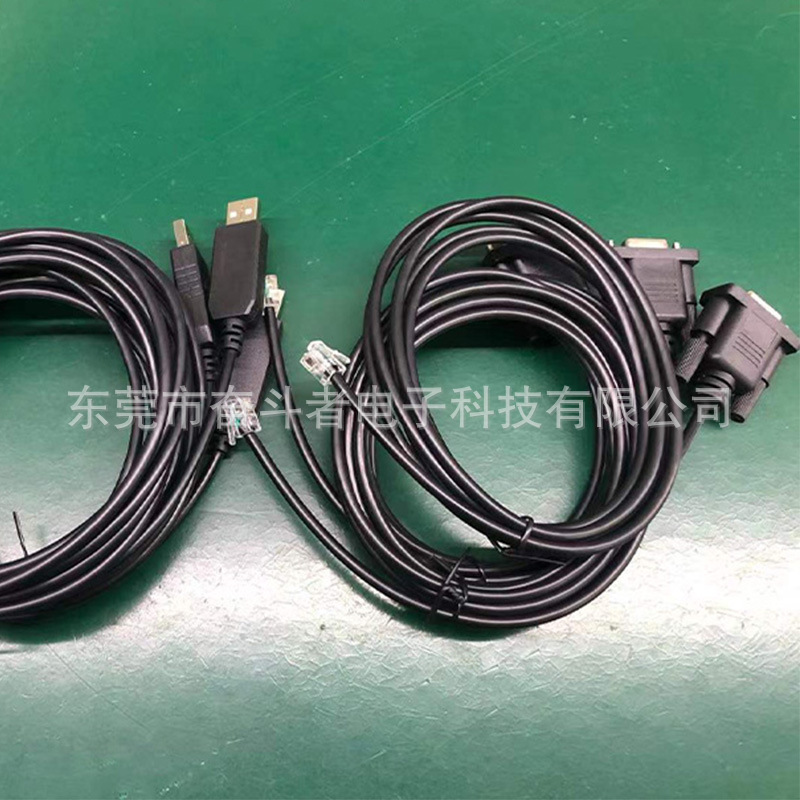 DB9转RJ11 RJ12 雷赛伺服器 步进电机DM432C DM442 DM556调试线-阿里巴巴