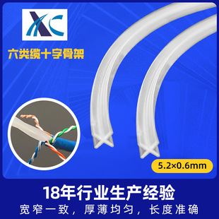 现货批发六类缆中心十字骨架 隔绝抗干扰网络线十字隔离骨架厂家-阿里巴巴