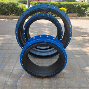 DN80 100 200法兰式橡胶避震喉大口径橡胶软接头软连接-阿里巴巴