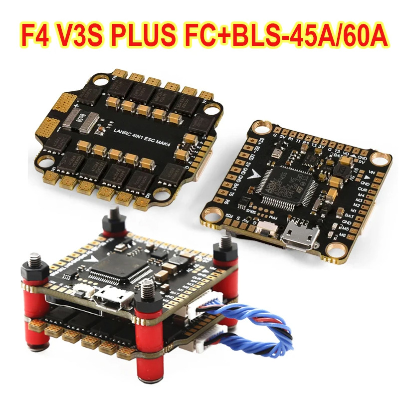 F4V3SPLUS飞控4合1 8位 45A 60A DSHOT600 3-6S穿越机FPV无刷电调-阿里巴巴