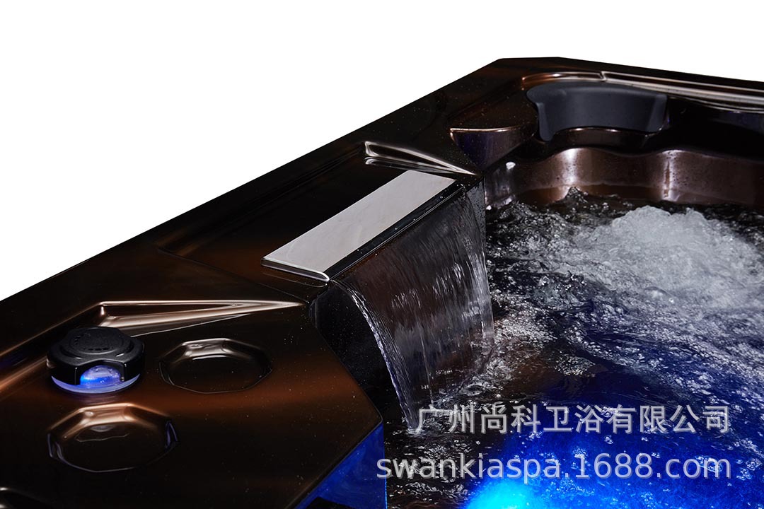 户外冲浪按摩浴缸智能恒温加热按摩泡池成品大型温泉浴池spa浴缸-阿里巴巴