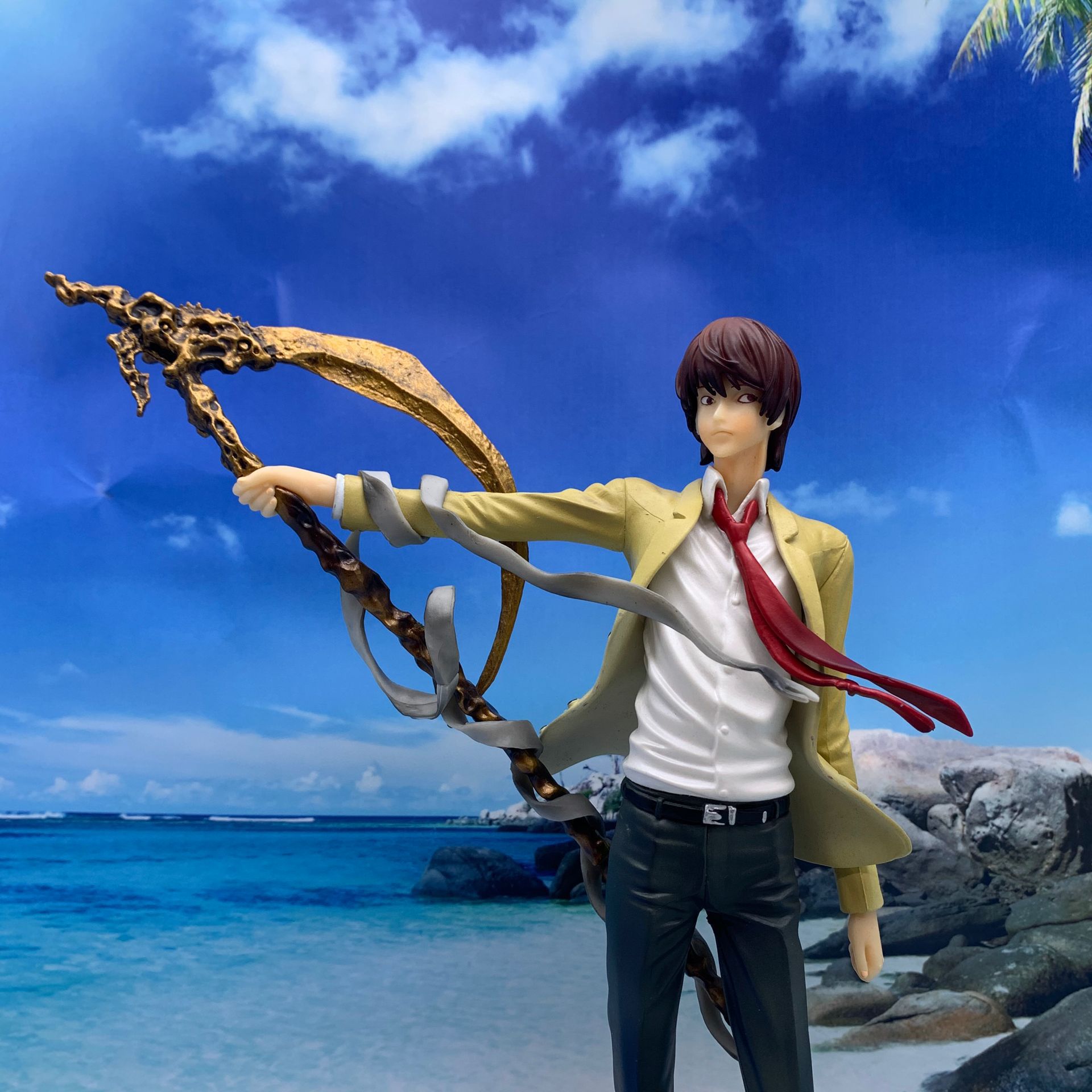 电影周边 死亡笔记 death note 夜神月 卡密 站姿 模型 盒装手办-阿里巴巴