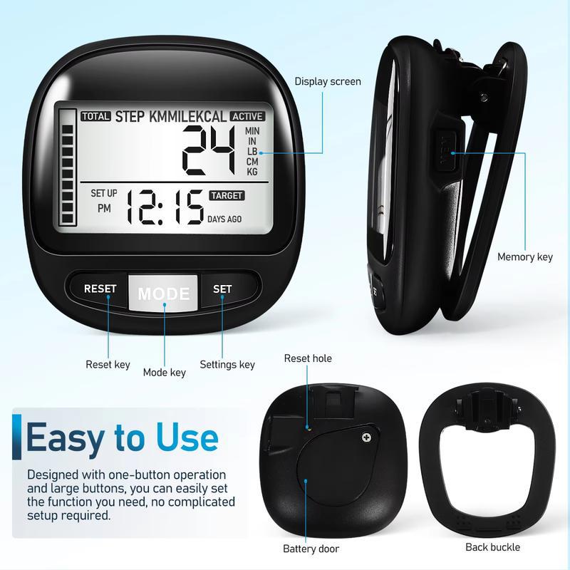 Pedometer Walking Counter Pedometers Seniors Clip On Step-阿里巴巴