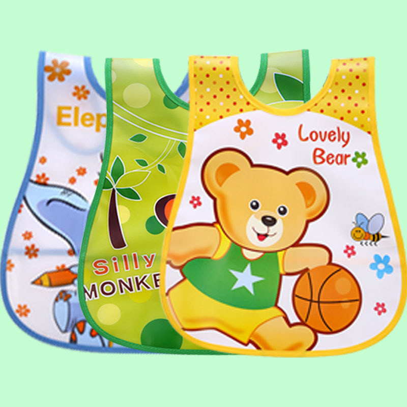 eva bib bib baby children's products food rice pocket waterproof eating ...