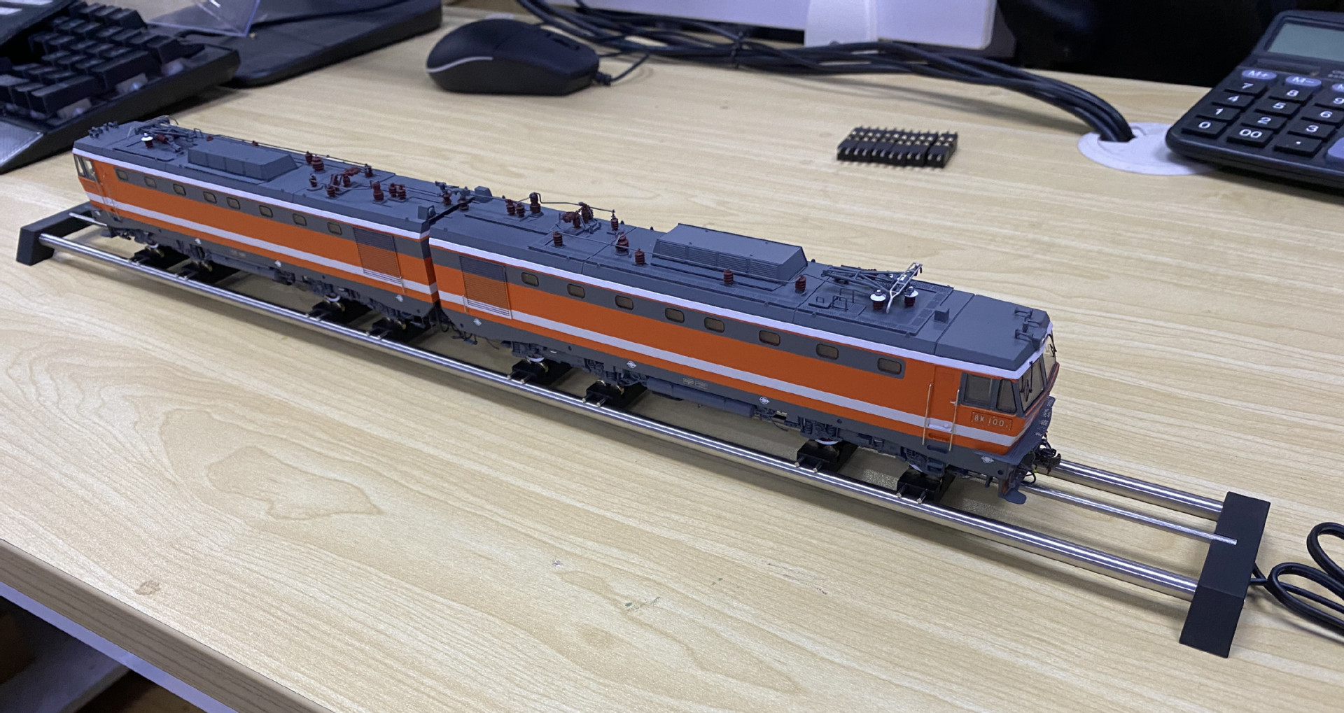[Spot] Changming train model train model display box treadmill HO/N ...