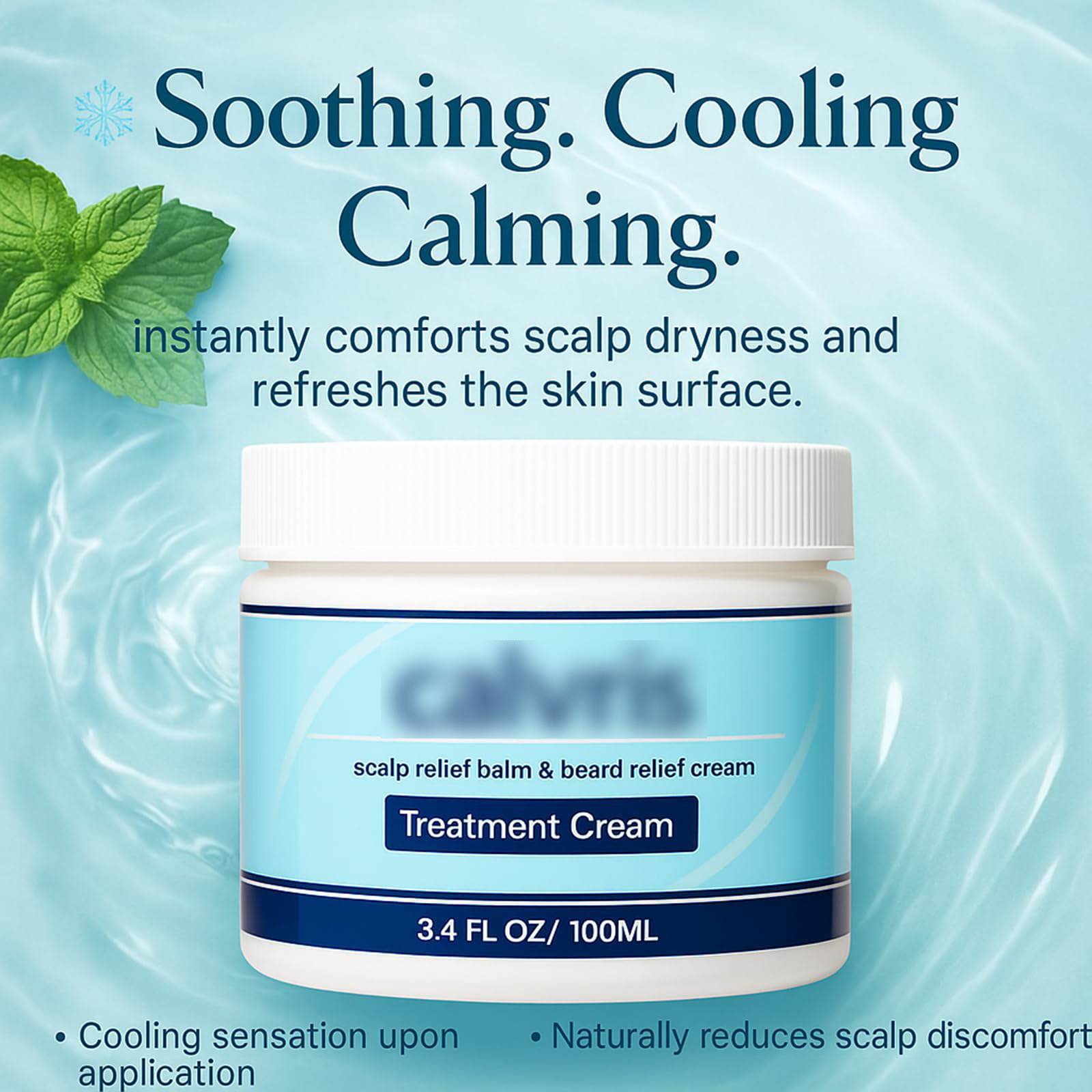 Calvris Scalp Relief Balm,头皮舒缓膏 天然舒缓，清凉舒爽-阿里巴巴