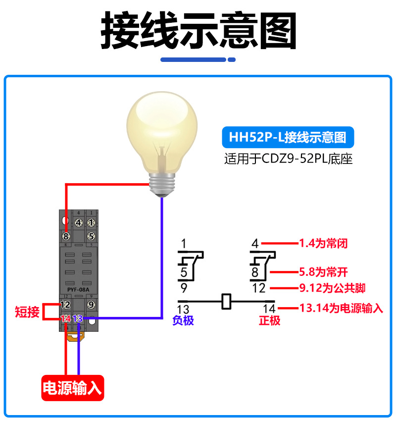 巨龙小型电磁中间继电器HH52P/53P/54P/62P(MY2/3/4、LY2)银触点-阿里巴巴