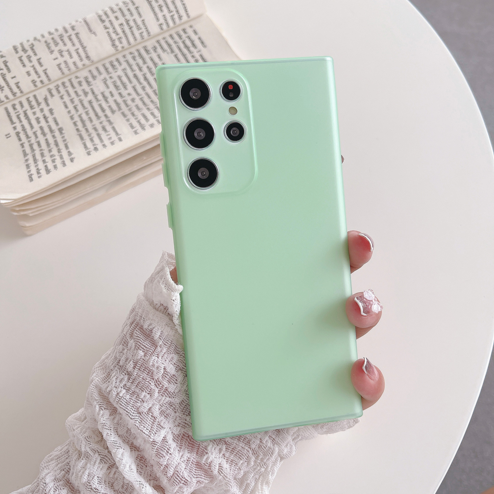 适用三星S24超薄TPU手机壳NOTE20ultra磨砂防摔软壳S21plus保护套-阿里巴巴