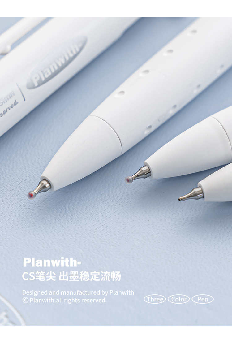 Planwith Sign三角多色笔 颜色鲜亮不渗墨三色标记笔多功能记号笔-阿里巴巴