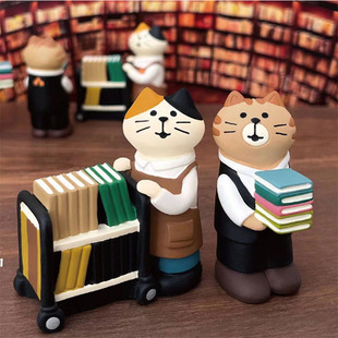 日式猫树脂摆件ZAKKA潮玩盲盒手办DIY手工装饰INS风 工艺品小摆件-阿里巴巴