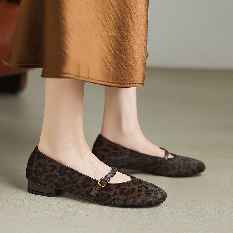 CHIKO Bodie Round Toe Block Heels Mary Jane Shoes