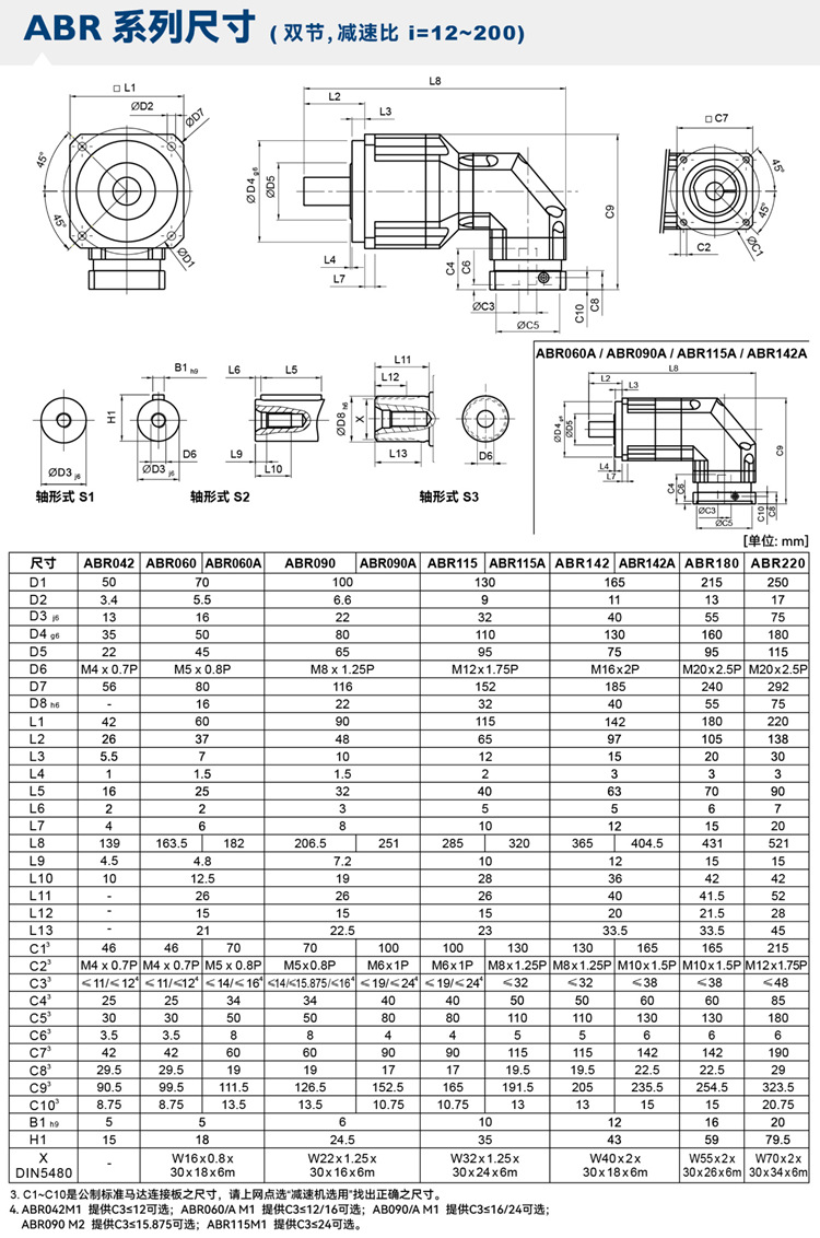 AB042-S2-P2精锐广用APEX行星齿轮减速机附键直轴标准背隙-阿里巴巴