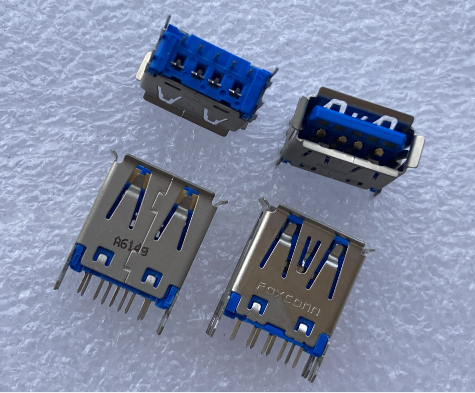 适用于富士康 UEA0112C-4FH1-4F USB3.0母座A型9P立式直插连接器-阿里巴巴