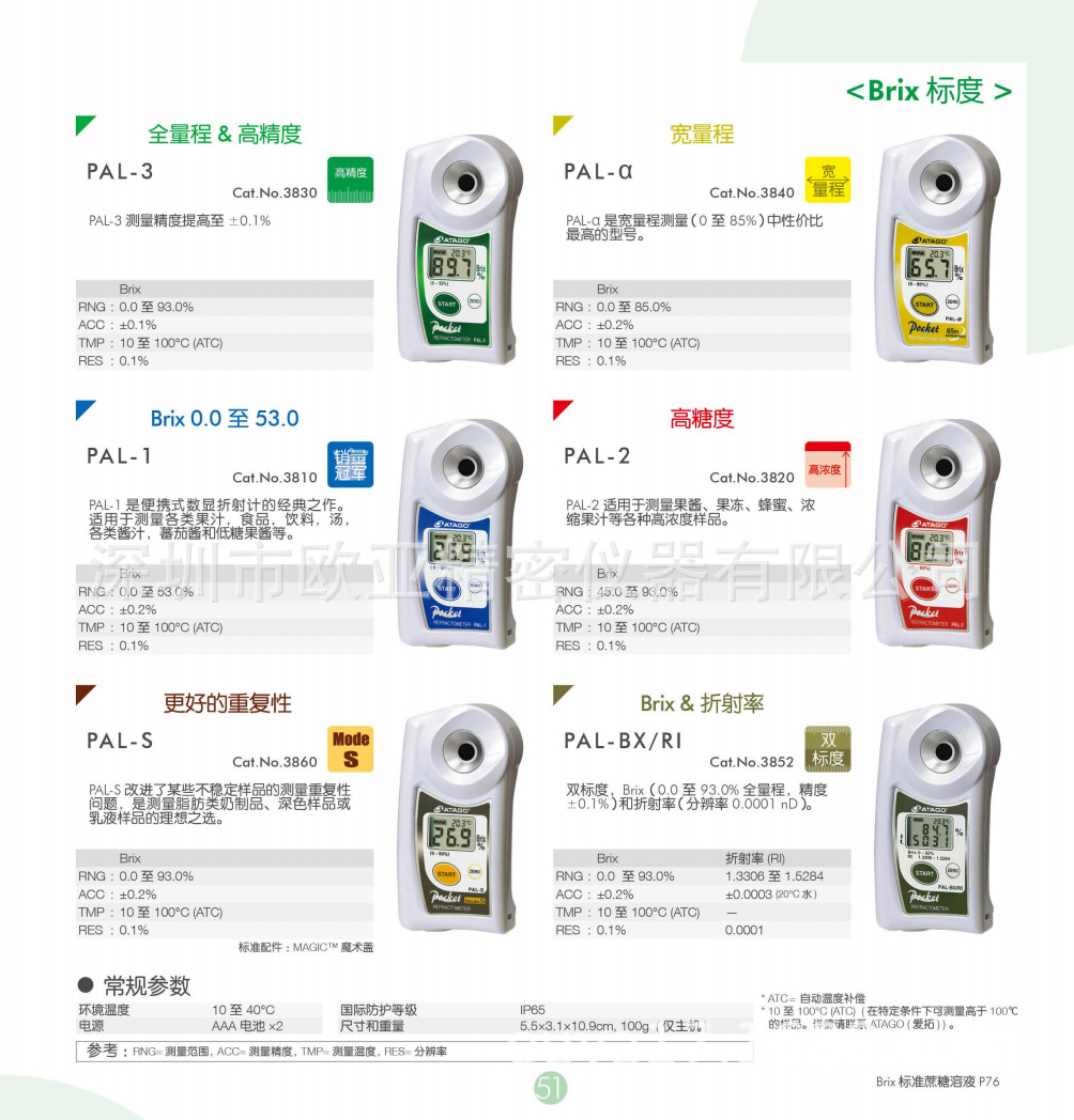 日本atago PAL-Urea 手持式数显折射仪 尿素浓度计 0.0至50.0%-阿里巴巴