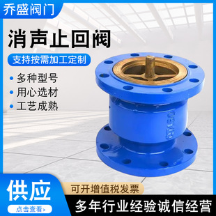 定制法兰消声止回阀 球墨铸铁止回阀 H41X-16Q 法兰消声止回阀-阿里巴巴