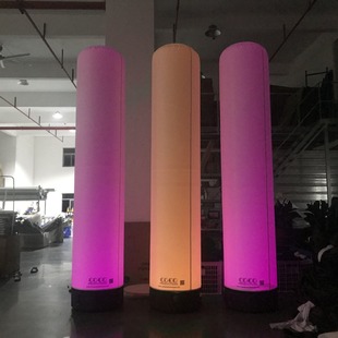 Led照明柱广告充气柱户外广告灯柱设计发光二极管广告设备空气管-阿里巴巴
