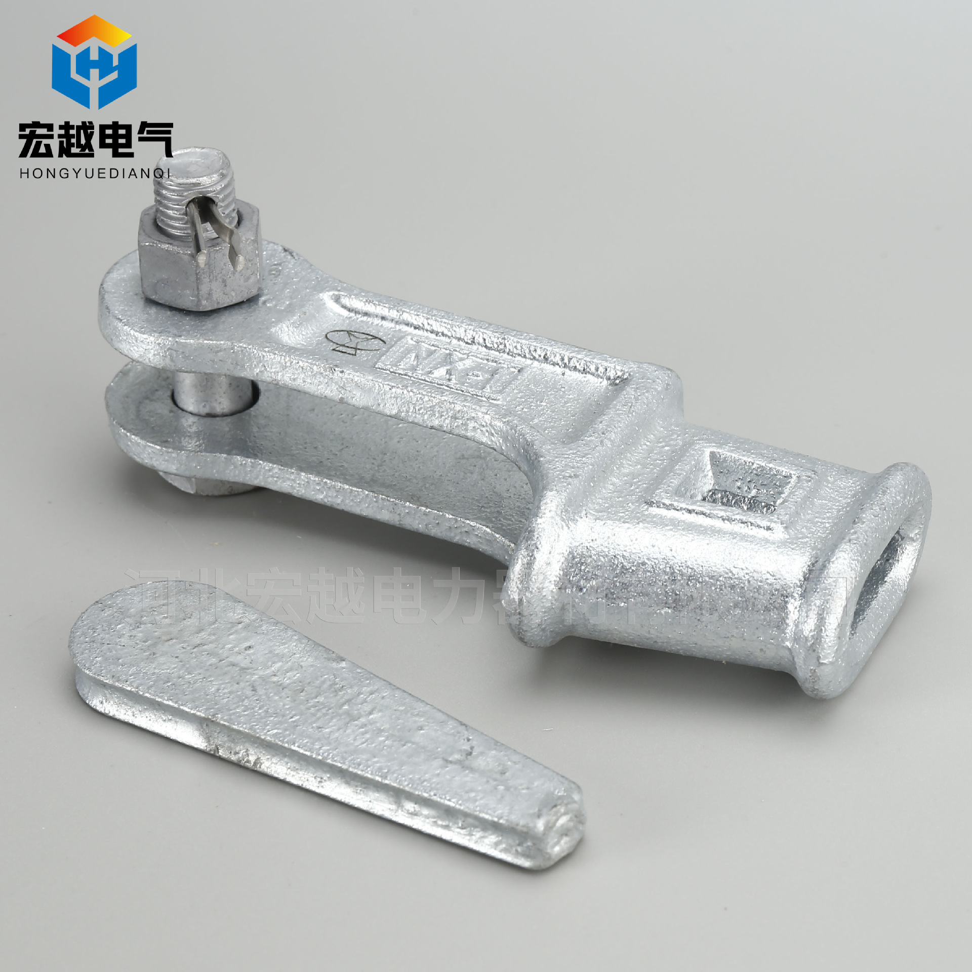 【NX楔形线夹】电力拉线金具NX-1-2-3-4可调式热镀锌楔形耐张线夹-阿里巴巴