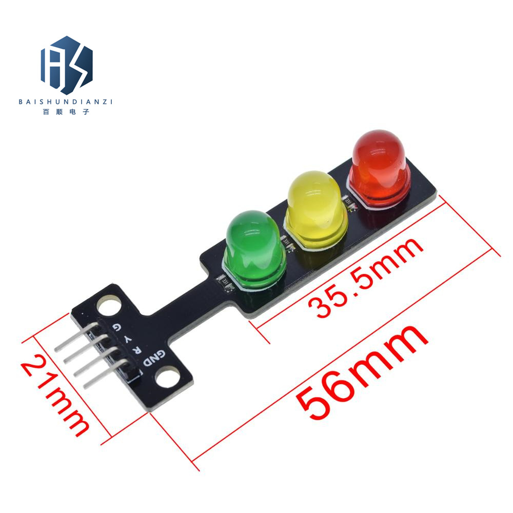 LED交通信号灯模块 5V 红绿灯发光模块-阿里巴巴
