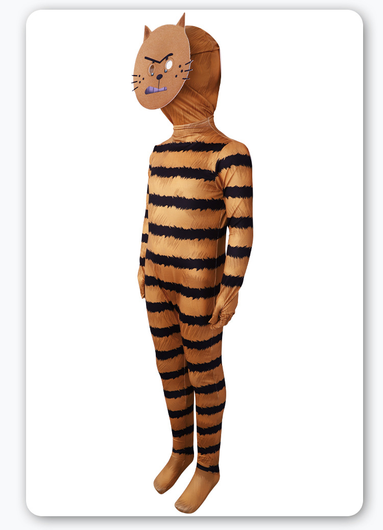 跨境爆款Dog man万圣节角色扮演皮蒂猫狗人cosplay服装卡通表演服-阿里巴巴