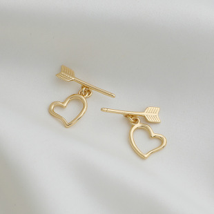 14K包金保色爱心箭OT扣 珍珠手链项链IQ收尾连接扣 diy手工配饰品-阿里巴巴