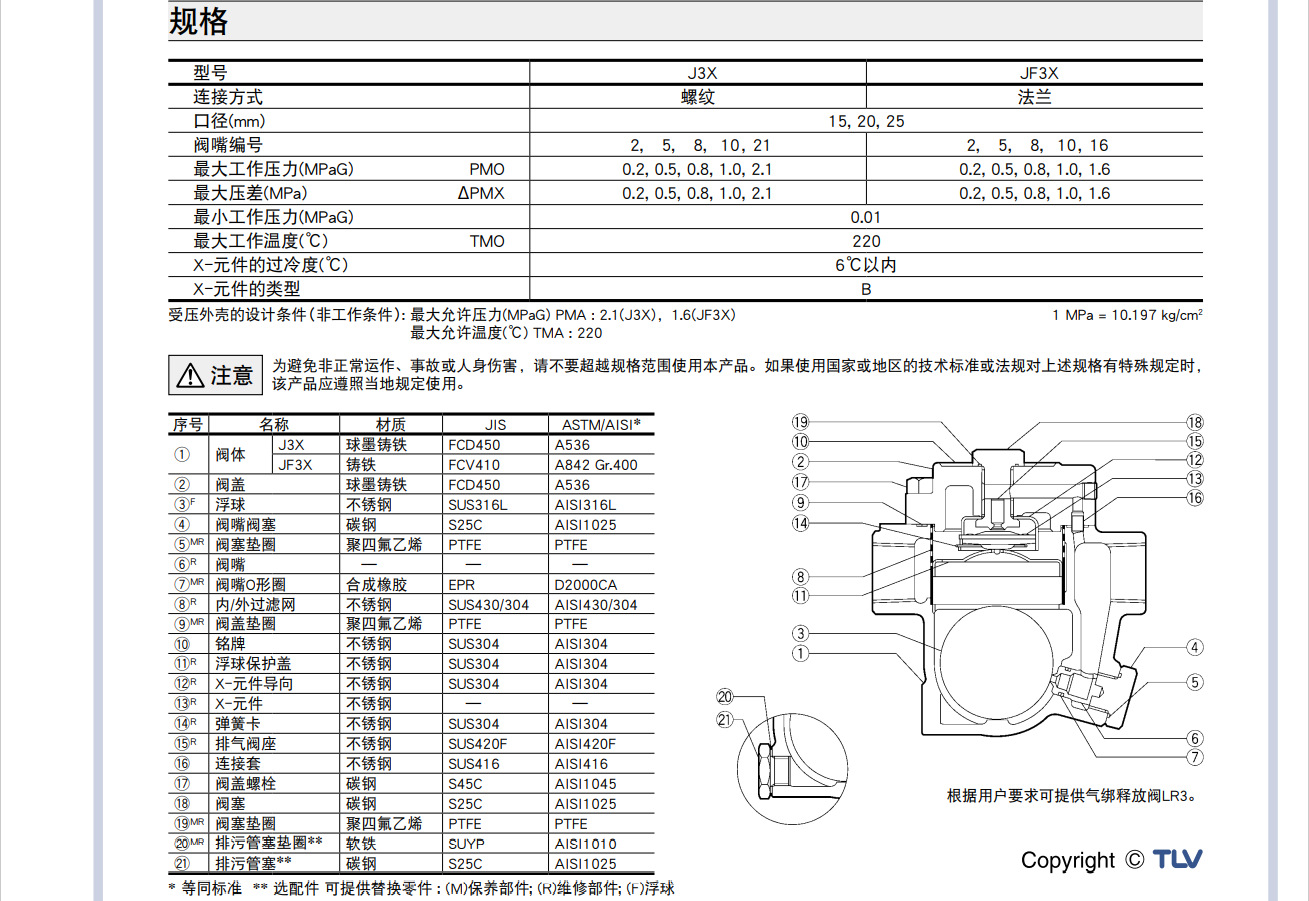 J3X-10/A_J3X-5_J3X-8_J3X-16日本TLV浮球式蒸汽疏水阀J3X-21/A-阿里巴巴