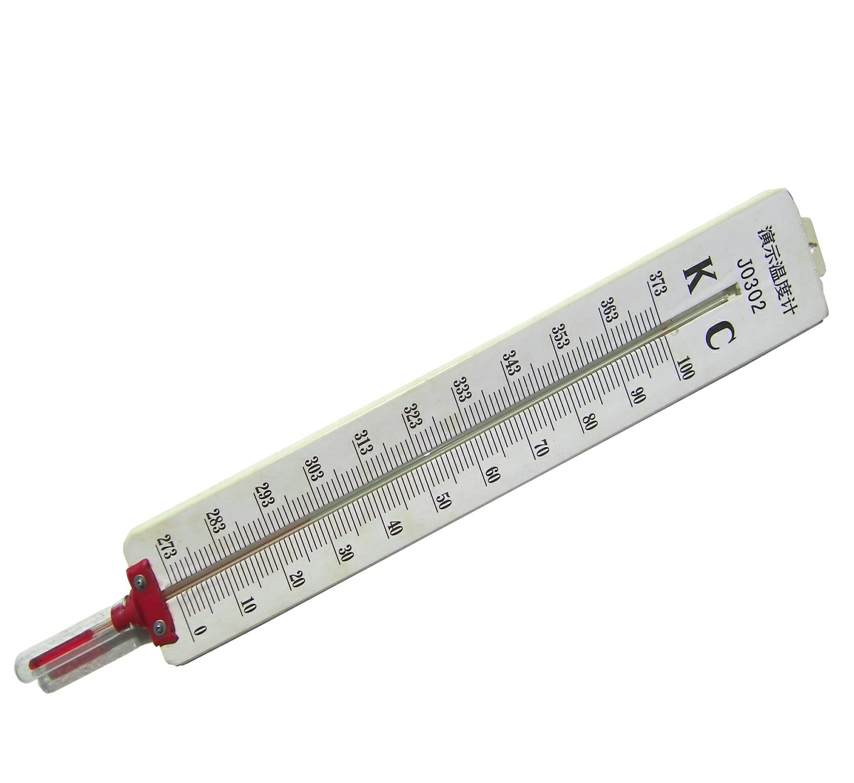 13004演示温度计，中小学科学物理教学仪器；-5°-100°-阿里巴巴